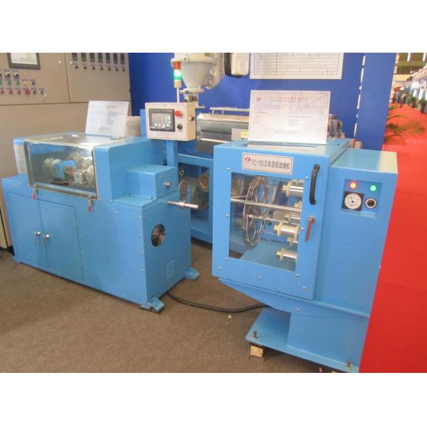 Quality 4000rpm Alloy Copper Wire Twisting Machine , S Lay Sky Blue Wire Stranding Machine for sale
