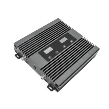 Quality 65dB Cell Phone Signal Amplifier Tri Band 850MHz 1800MHz 2100MHz for sale