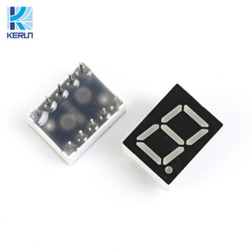 Quality 0.56 Inch Common Anode And Common Cathode 7 Segment Display 1 Digit Red Color for sale