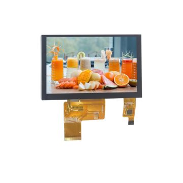 Quality ST7262 Parallel LCD Display 40PIN 5 Inch Capacitive Touch Screen 800xRGBx480 for sale