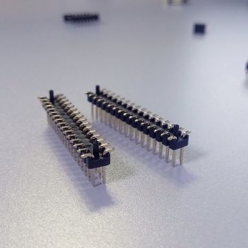 Quality Double Row 1.27mm Pitch SMT Pin Header Connectors 40 Pin Female Header for sale