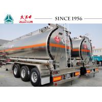 China 3 Axle 40CBM Aluminum Alloy Fuel Transfer Tank Trailer factory