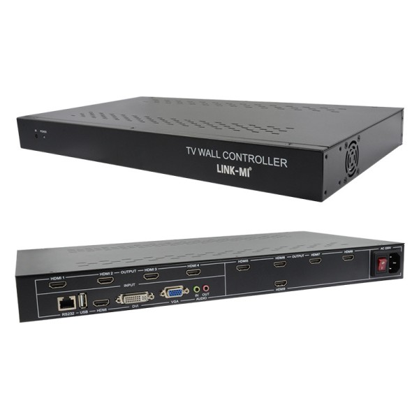Quality 9 Channels HDMI Video Wall Controller 3X3 Zoom Subtitles Multi Display for sale