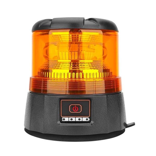 Quality Aluminum Alloy Signal Beacon 8W Rechargeable Flashing Beacon Amber for sale