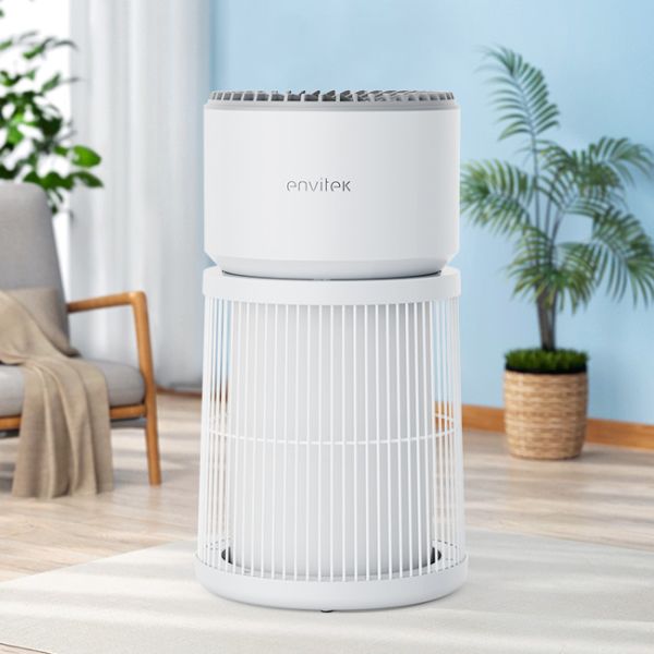 Quality White HEPA Pet Air Purifier Table Top 235CFM Multistage Filtration System for sale