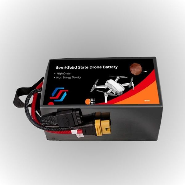 Quality High Capacity Semi-solid State Battery 12S 44.4V 22000 mAh Drone Battery Pack for sale