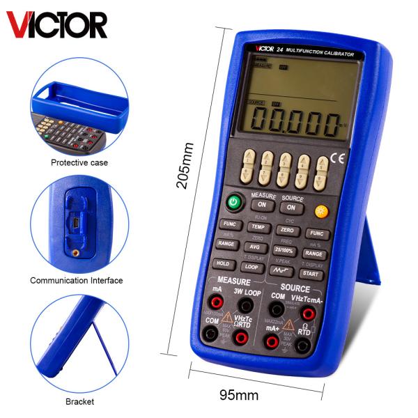 Quality VICTOR 24 Portable Multifunction Process Calibrator Rtd Calibration Equipment for sale