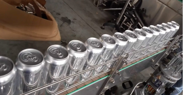 Quality 40 Heads 24000CPH Aluminum Can Filling Machine 9.7KW Tin Filling Machine for sale