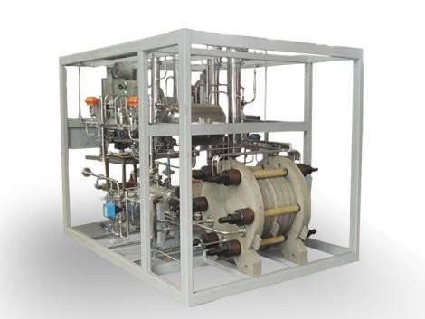 Quality Skid Mounted 4500m3/h Hydrogen Generation Plant 50kw 50Hz 250KVA for sale