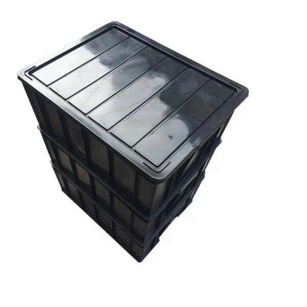 Quality Recycled Plastic ESD Safe Bins SMT Reel PP Component With Lid for sale