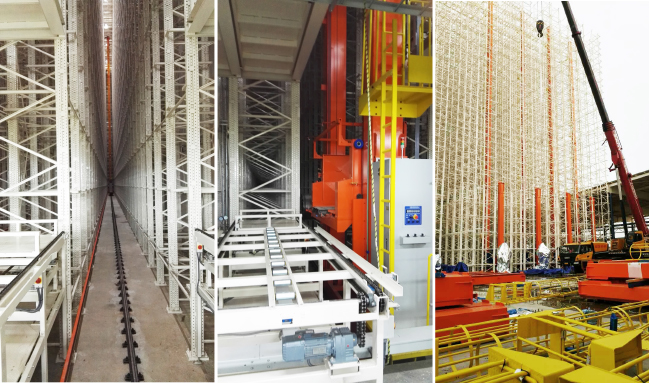 Integrated Logistics Center Pallet Stacker Crane ASRS Automated Shuttle Storage System