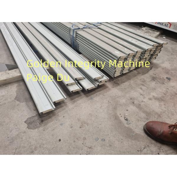 Quality 55/77/89 types of Double layer slat pu foam rolling shutter door roll forming for sale