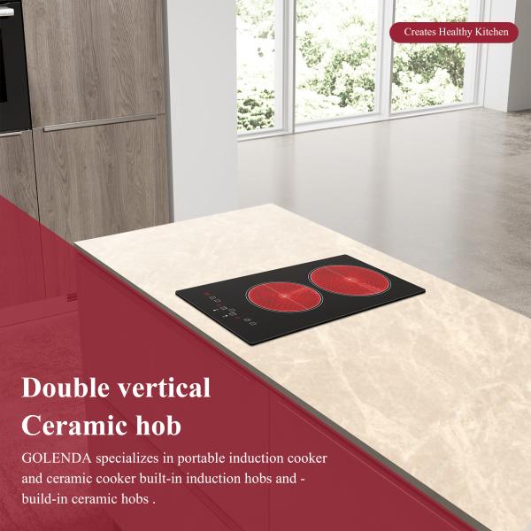 Quality Waterproof Ceramic Hob Stove , Double Hot Plate Electric Stove 3000W for sale