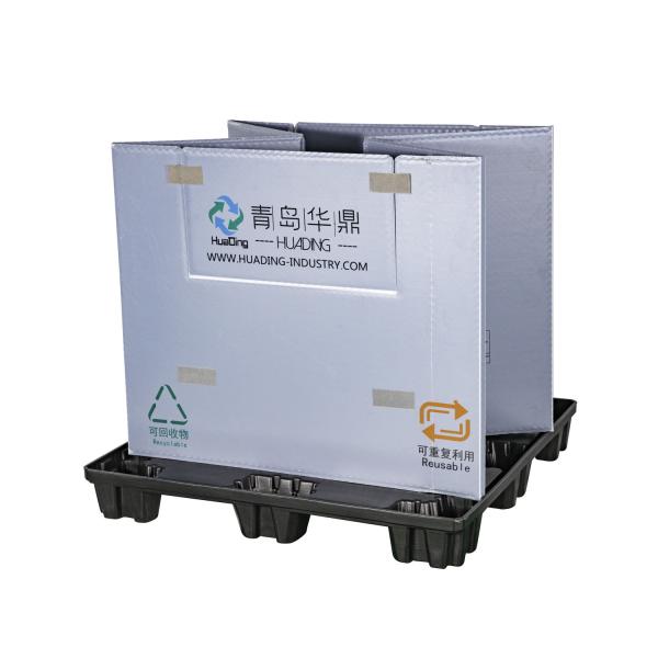 Quality Collapsible Custom HDPE Gaylord Box Pallet Solution for Automotive Battery for sale