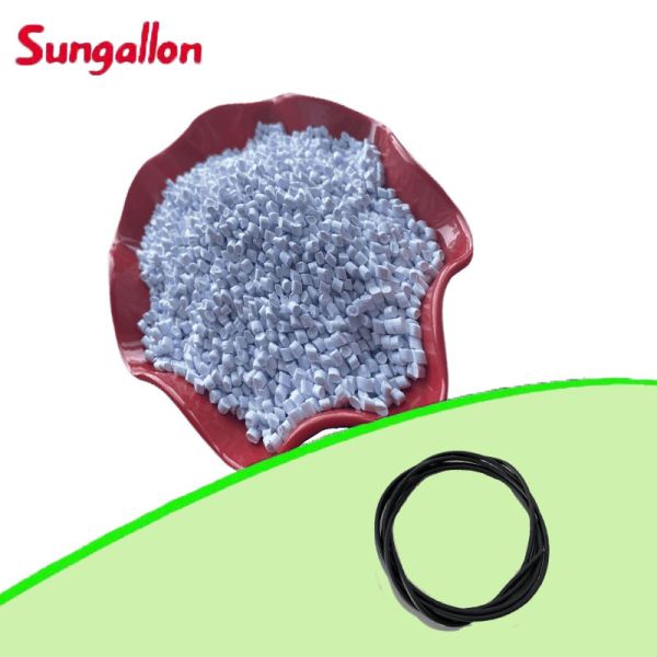 Quality 20A~60D Translucent TPE Elastomer Material Pellet for Flame Retadant Wires for sale
