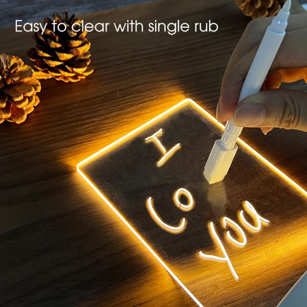 Quality 4W 5V Note Board Lamp USB LED Night Light For Kids Gift for sale
