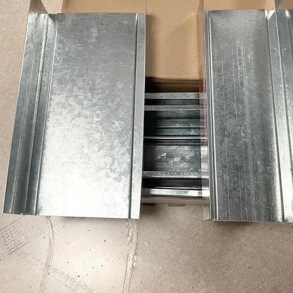 Quality 0.6-1.2mm Drywall Partition Stud Track / Metal Stud Track 50mm-150mm Width for sale