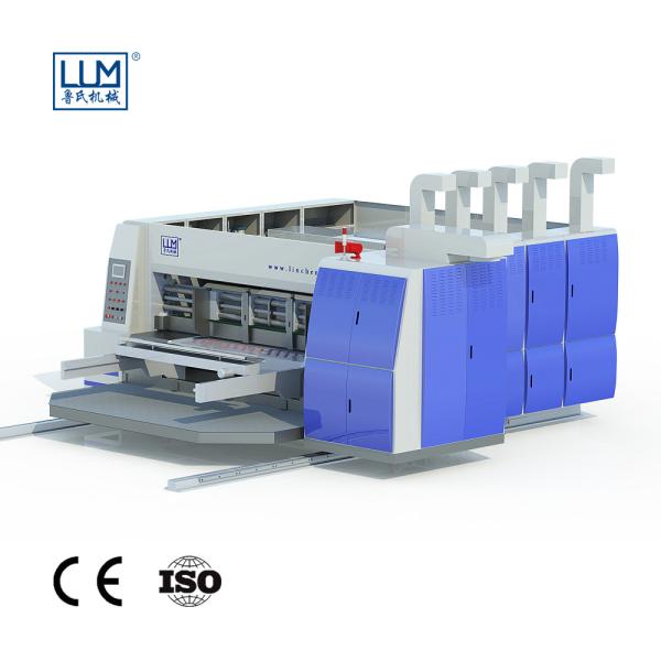 Quality ISO Corrugated Box Printing Machine , Printing Slotting Die Cutting Machine for sale