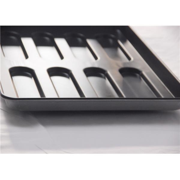 Quality Aluminum Steel 8 Cavity 530x380x40mm Hot Dog Bun Pan for sale