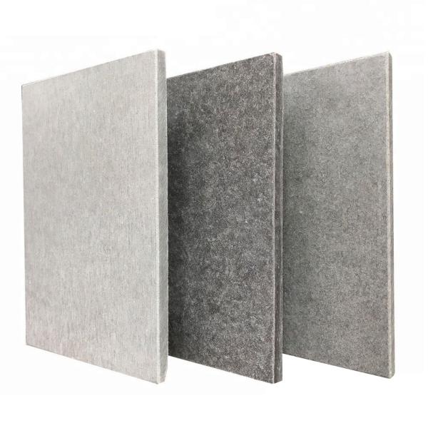 Quality Exterior Cement Siding Fibre Cement Board With Polished Surface for sale