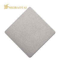 Quality Slit Edge Silver Embossed Stainless Steel Sheet 1219x2438mm for sale