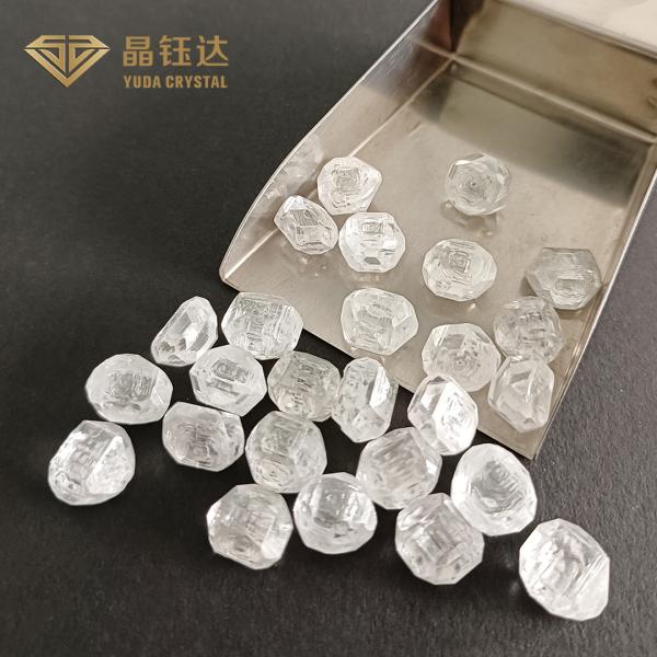 Quality Rectangular 7mm 9mm DEF Color HPHT Rough Raw Diamond For Ring for sale