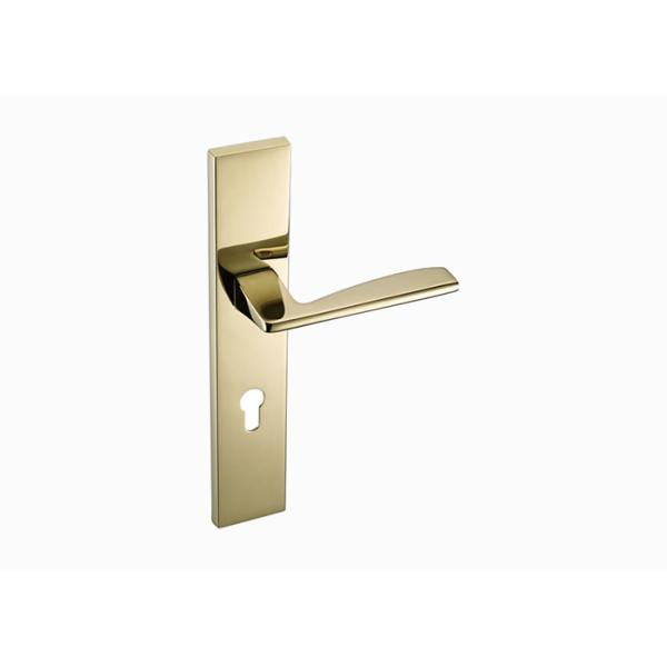 Quality OEM Brass Lever Door Handles Light Luxury Interior Door Lock 134mm 63mm for sale