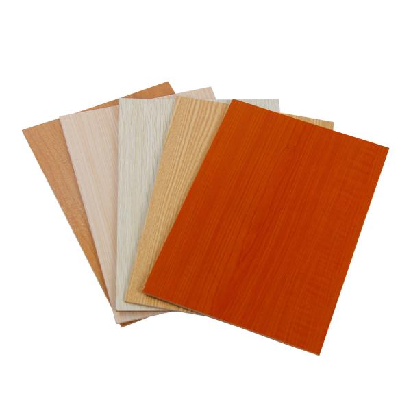Quality Melamine Mdf Board 18mm White Wood Grain Color for Medium Density Fibre Board Supply for sale