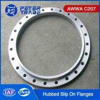 Quality AWWA C207 Standard Large Size Steel Pipe Flanges Class E 275 PSI Hubbed Slip On for sale