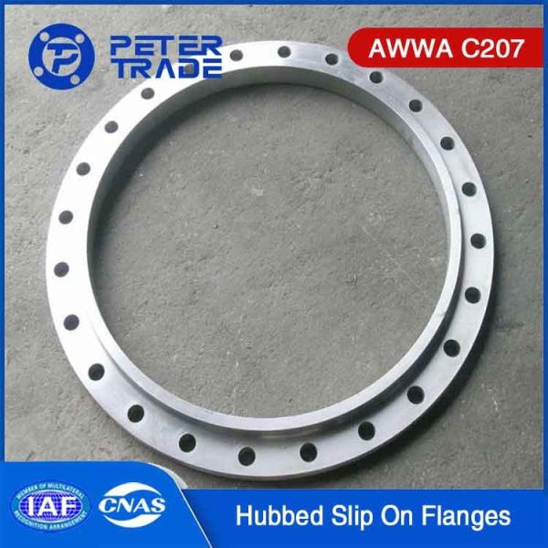 Quality AWWA C207 Standard Large Size Steel Pipe Flanges Class E 275 PSI Hubbed Slip On for sale