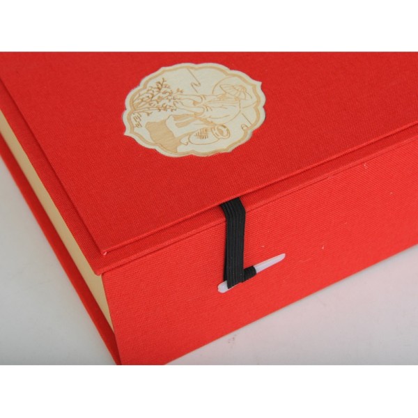 Quality Classic Red Folding Cardboard Gift Boxes High Strength Long Working Life for sale