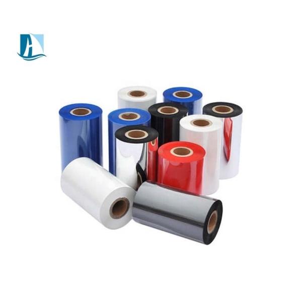 Quality Zebra Printer Ribbon 110mm x 300m Barcode Wax TTR Ribbon Grade Thermal Wax Ink Ribbons for sale
