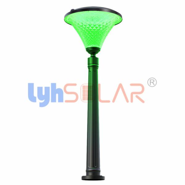 Quality 800lm Solar Powered Landscape Lights 8W Colorful LED With Remote Controller for sale