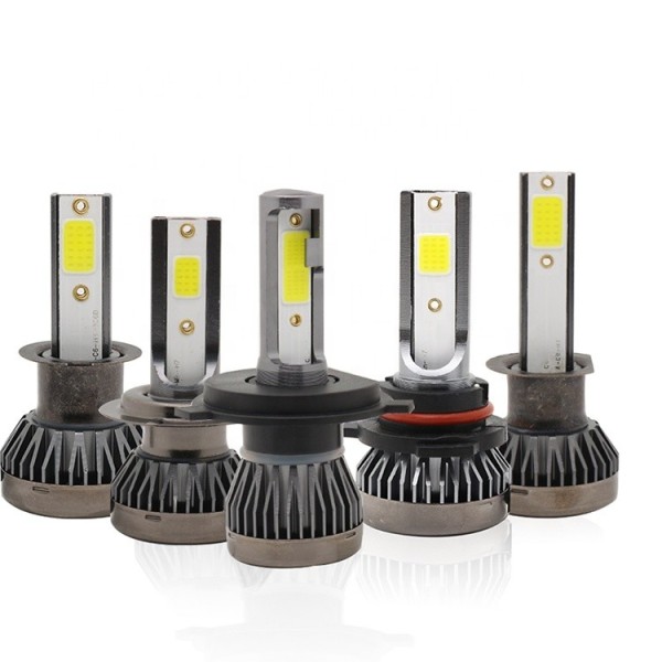 Quality Mini Canbus COB H4 H7 H11 Car Headlight Bulb 9004 9005 Fog Light for sale