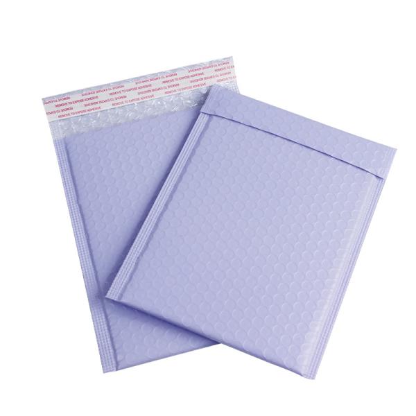 Quality Self Sealing Purple Large Bubble Poly Mailers Thickness 140g for sale