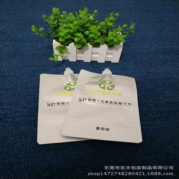 Quality Plastic Aluminum Foil 60mic Hand Sanitizer Packaging Liquid Packaging Pouch With Spout for sale