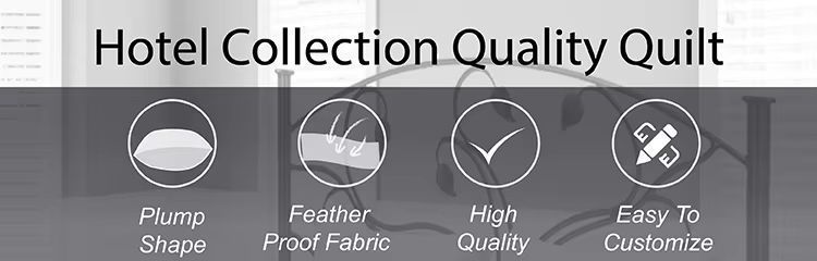 Customized Luxury White Warm 10% Duck Down Hotel Duvet (JRD964)