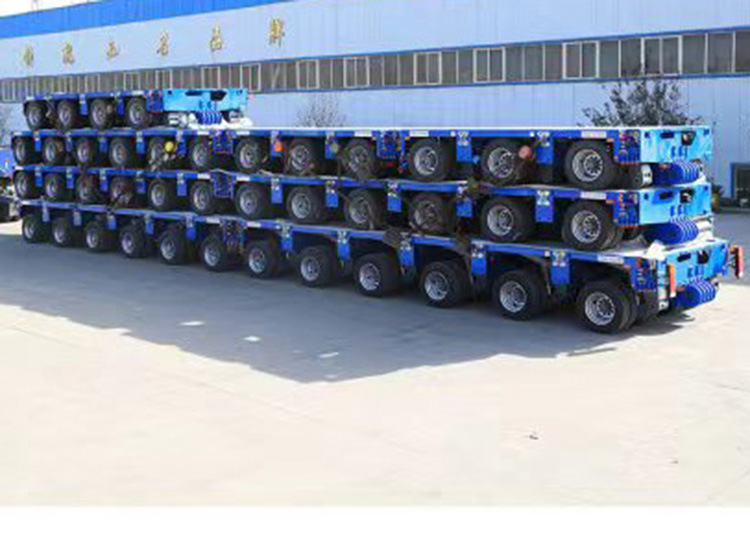Hot Selling Hydraulic Retractable Axis Great Capacity Truck Flatbed Semi Trailer