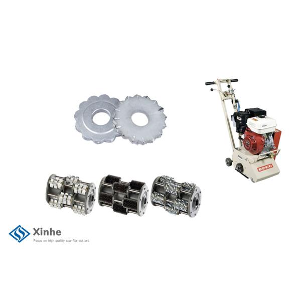 Quality Round Cylinder Galvanized Scarifier Cutters Milling Carbide Tipped Blades for sale