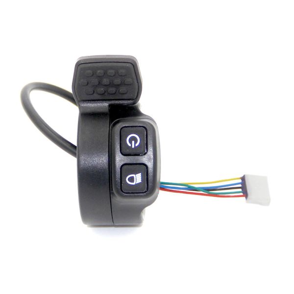 Quality Right-Hand ET -109 Double-Switch Vertical Electric Scooter Knob Self-Pin Aluminium Finger-Dialing Governor Thumb Accessory for sale