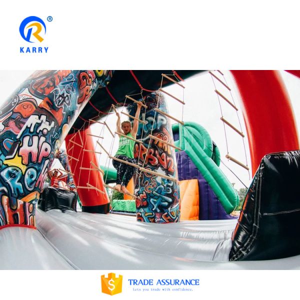 Quality CE Certified Inflatable Breakthrough Obstacle Course for EventsKR-OBS-904-2 for sale