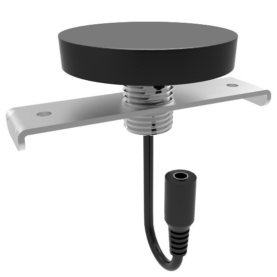 Quality φ62x11.5mm Invisible Fast Wireless Charger , 75g Under Desk Charging Station for sale