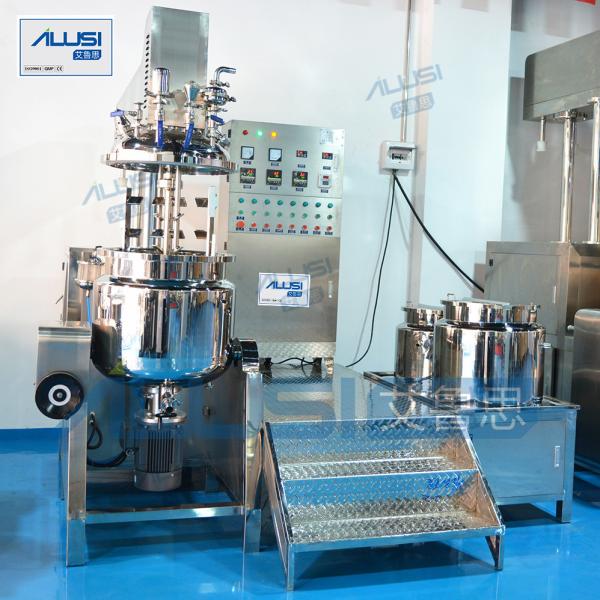 Quality 50L-3000L cosmetic mixer vacuum homogenizer emulsifier toothpaste making machine for sale