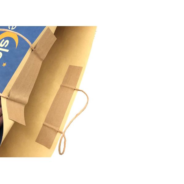 Quality Sustainable Large Eco Paper Packaging , Square Bottom Paper Bag CE Certification for sale