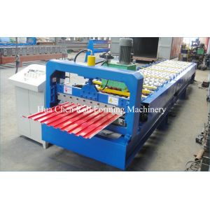 Quality Garage Door Steel Cold Roll Forming Machine , Sheet Metal Forming Equipment for sale