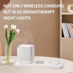 Quality Wireless Charging LED Night Light 3000K - 4000K Aromatherapy Night Light for sale