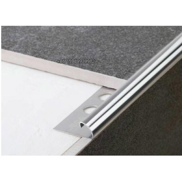 Quality ODM Stainless Steel Quarter Round , 304 Stainless Steel Tile Edging Strip for sale