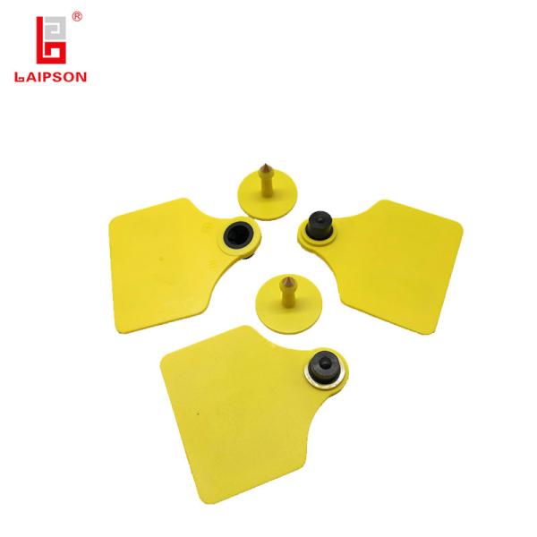 Quality 75MM Medium Cattle Bovine Use UHF Ear Tag With Identifying Purpose for sale