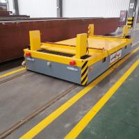 Quality Flat Table Powered Industrial Rail Cart for sale