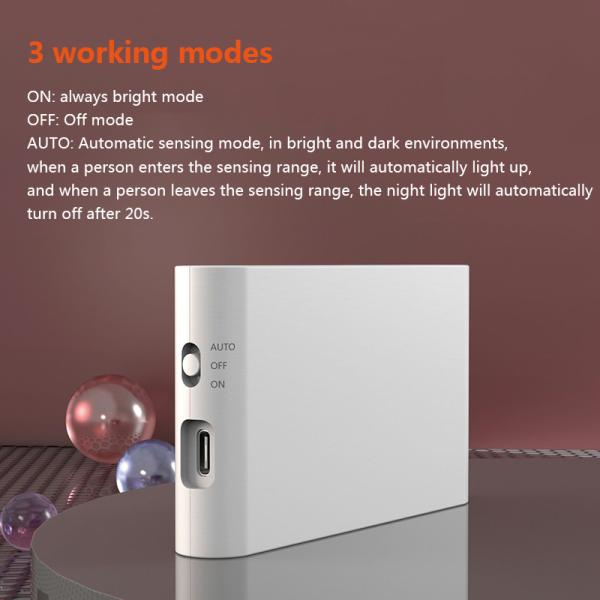 Quality 2700K 0.2W Intelligent Led Induction Light 5V Wireless Led Night Lights for sale